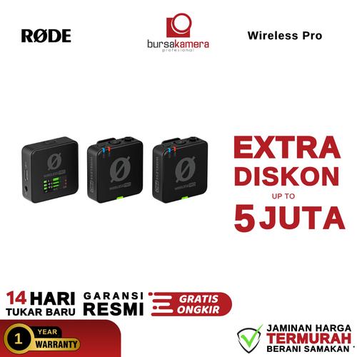 Promo Rode Wireless Pro 2-Person Compact Wireless Microphone Rode Mic ...