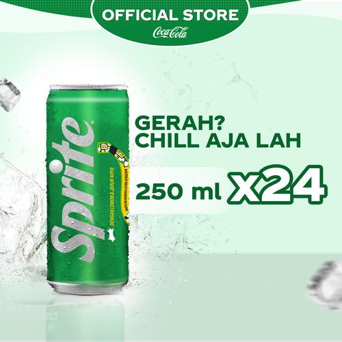 Promo Sprite Lemon Lime Minuman Soda - Kaleng 250ml - x24 Pcs - Kota ...