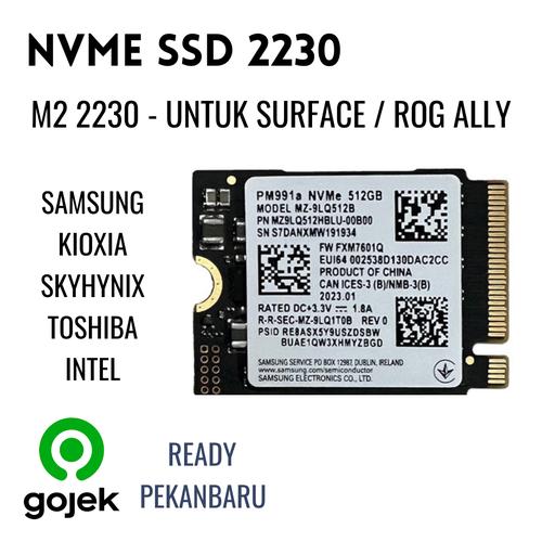 Jual SSD M.2 NVMe 2230 PCIe Mini Size NVME 128GB 256GB 512GB untuk ...