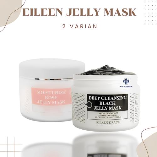 Jual EILEEN GRACE - Moisturizer Rose Jelly Mask + Deep-Cleansing Black ...