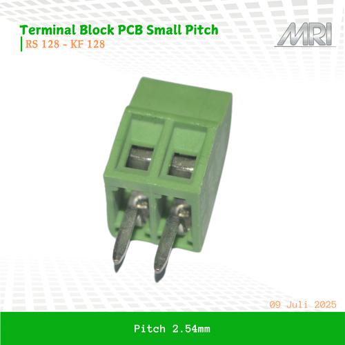 Promo Terminal Block 2P Kecil Pitch 2.54mm 2 Pin PCB Screw Type RS120 ...