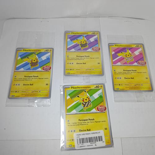 Jual ORI Kartu Pokemon Pikachu Batik Promo Indonesia Journey Card ...