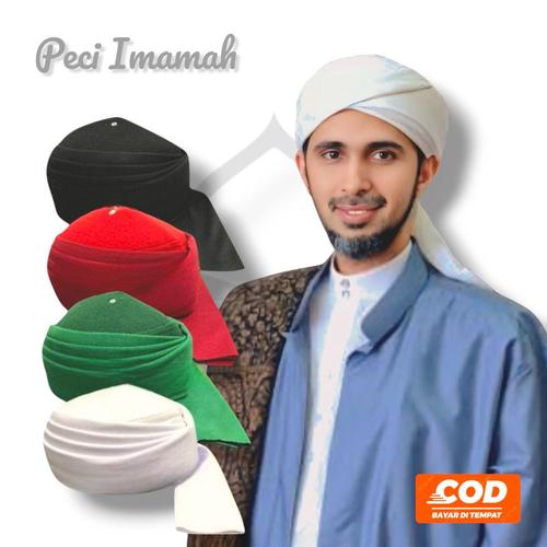 Jual Peci Imamah Permanen 3 Tingkat/Peci Sorban Imamah Anak Anak Dan ...
