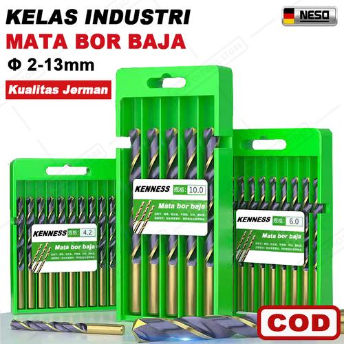 Promo Monake Jerman Mata Bor HSS 1-13mm Steel Bor B（COD）esi Baja Keras ...