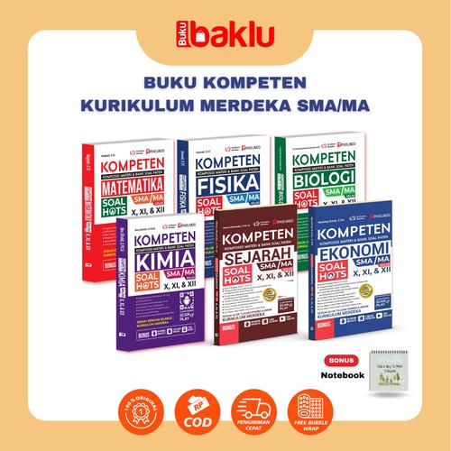 Promo BUKU KOMPETEN KURIKULUM MERDEKA SMA/MA KELAS X,XI,XII MAPEL MTK, KIMIA, FISIKA, BIOLOGI ...