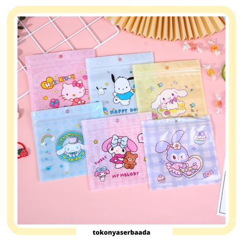 Jual TSA (COD) Zip Lock Tas Cookie Mini Gambar Karakter Plastik Ziplok ...