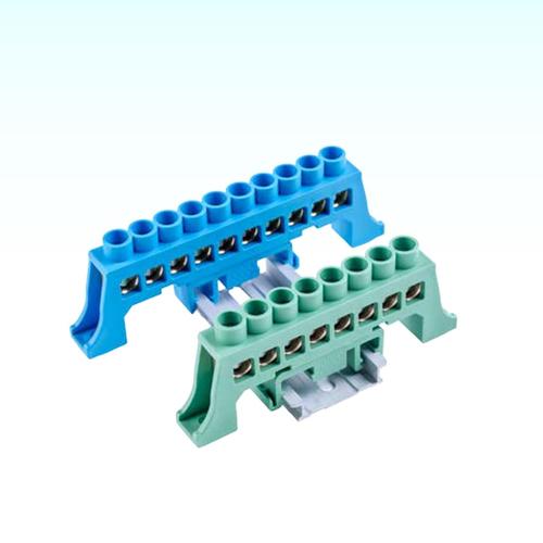 Jual FKG04L-C Terminal Block Kuningan 4 Lubang 2,5-16mm Biru Hijau ...