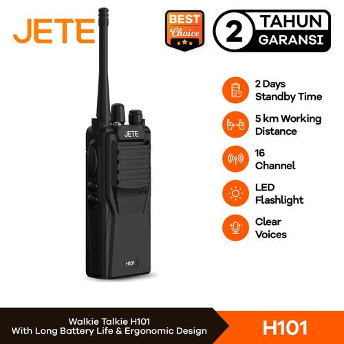 Promo JETE HT H101 Handy Talky 16 Channel Jarak 5km - Garansi 2th ...