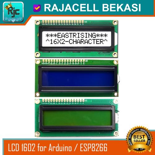 Jual LCD 1602 16x2 for Arduinoo ESP8266 ESP32 STM32 Pico i2C PCF8574 ...