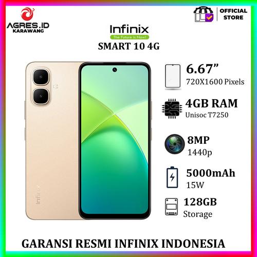 Promo Infinix SMART 10 4G 4GB 128GB Garansi Resmi Indonesia BNIB ...