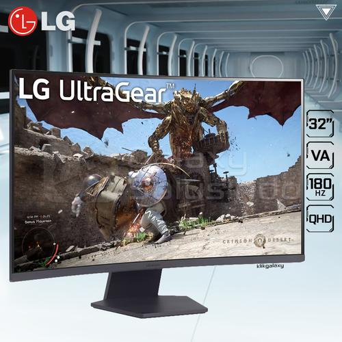 Promo LG 32GS60QC-B UltraGear QHD VA 32 Inch 180Hz 1ms FreeSync Curved Gaming Monitor Cicil 0% ...