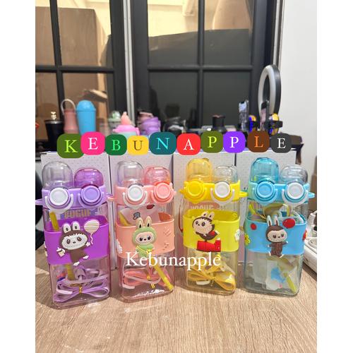 Promo BOTOL MINUM 2IN1 MODEL TEGUK & HISAP MOTIF LABUBU 580ML ANTI ...