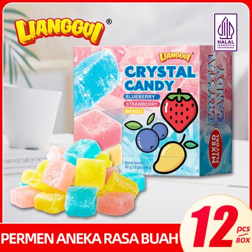 Promo [HALAL] LIANGGUI CRYSTAL CANDY PERMEN LUNAK ANEKA RASA STROBERI ...