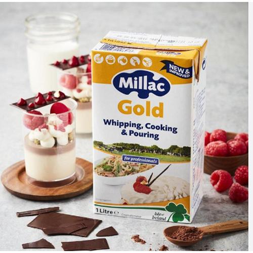 Jual Milac Gold Whipping Cream 1Liter / Millac Gold Whip Whipping Cream ...