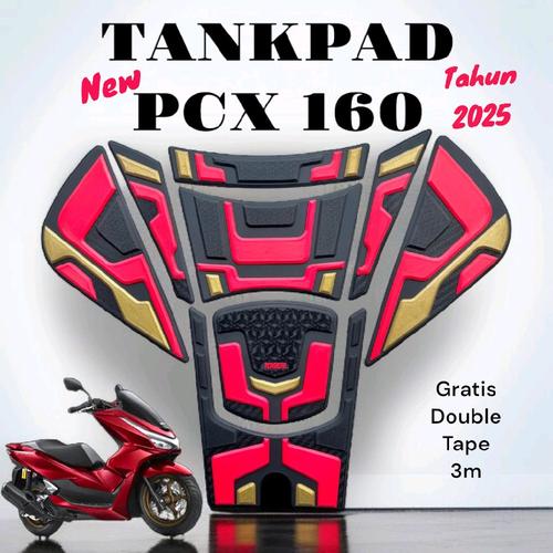 Promo Tankpad Motor KM272 NEW PCX 160 Roadsync,ABS,CBS Tahun 2025 Bahan Full Karet Tebal Premium ...