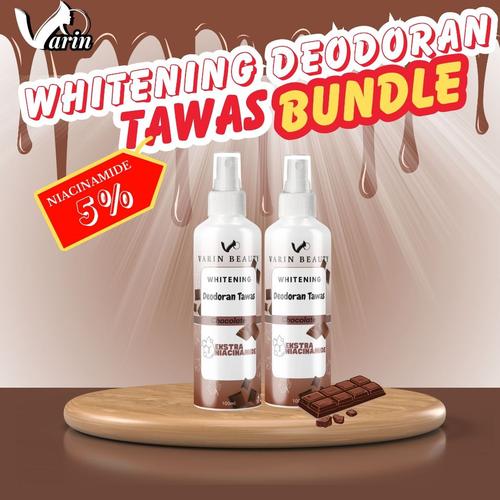Jual VARIN Bundle Whitening Deodoran Tawas Chocolate / Paket Deodoran ...