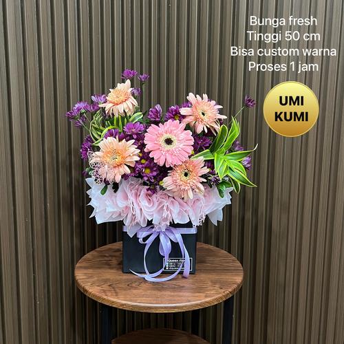 Jual Dqueen Florist - Bunga Box Fresh – Buket Bunga Segar dalam Kotak ...