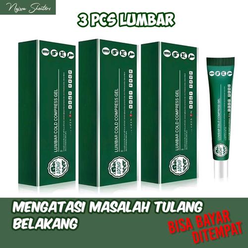 Promo Paket 3 Pcs Lumbar Compress Cooling Gel Lumbar Oles APDMP APGMA Spine Cooling compres Gel ...