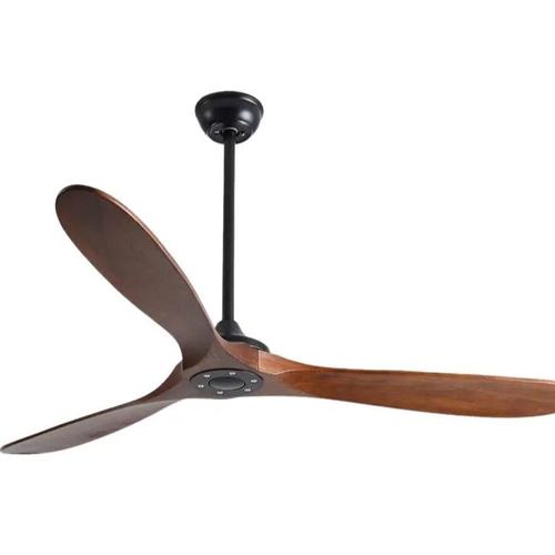 Promo India decorative Kayu/Wood Solid ceiling fan 52 and 60 inches ...