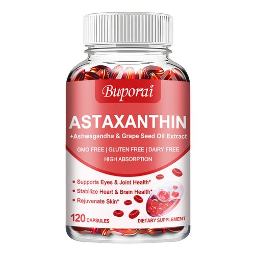 Promo Suplemen Astaxanthin - 120 Softgels - Baik untuk Kulit, Mata ...