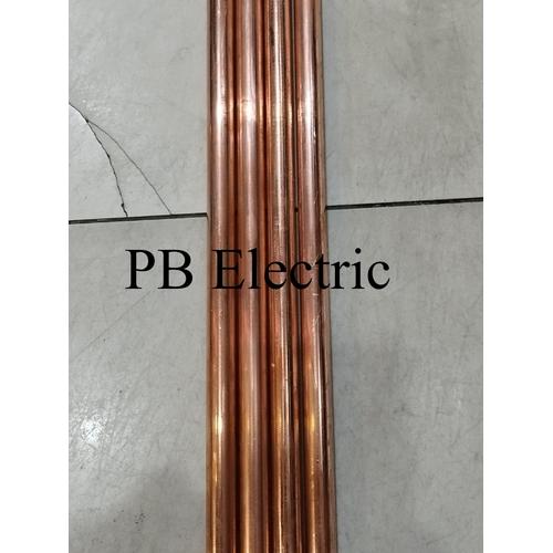 Jual Grounding Rod 5/8 x 4 Meter / Batang Tembaga / Copper Rod 5/8 x 4 ...