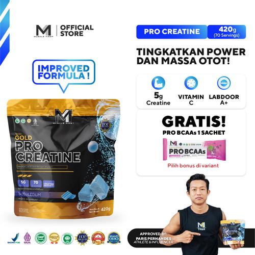 Promo MUSCLE FIRST Pro Creatine 420gr - Menambah Massa Otot Suplemen ...