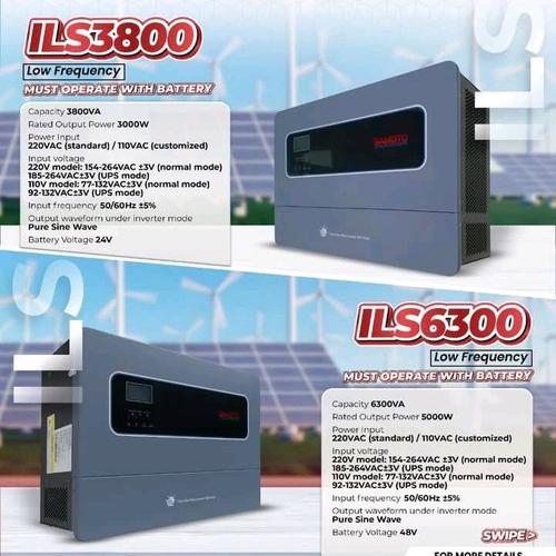 Jual Hybrid Inverter PSW SMT ILS6300 Low Frequency 48V 6.3KVA 5kW PSW ...