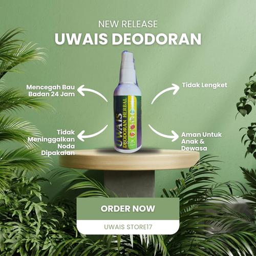 Jual Uwais Deodoran Herbal Alami - Organik - Bisa Untuk Anak & Dewasa ...
