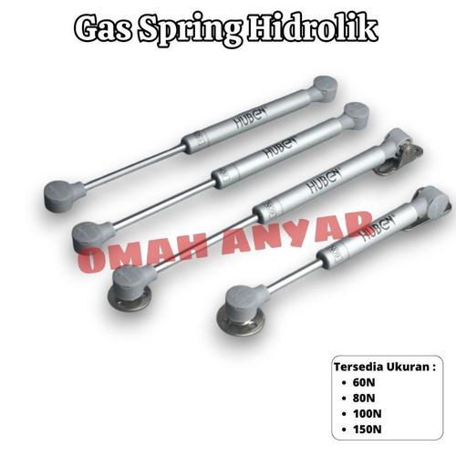 Jual Gas Spring Huben untuk Kitchen Set Berat 60N 80N 100N 150N - Gas ...