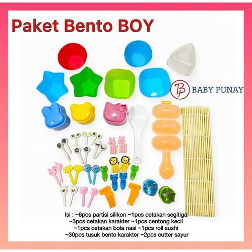 Promo Paket Bento Bekal Anak / Paket Bento Lengkap / Paket Lengkap Alat ...