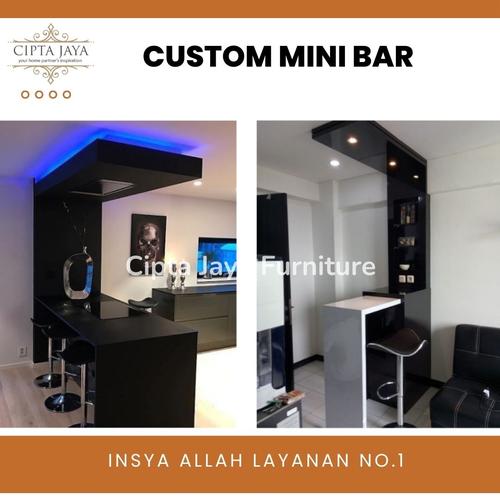 Jual Meja Mini Bar Kitchen Set Dapur Alumunium Hpl Minimalis Kayu ...