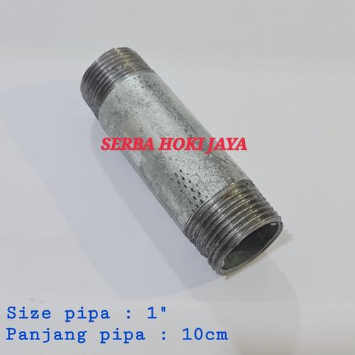 Jual PIPA INCIAN 1" x 10cm GALVANIS / PIPA NEPEL 1" x 10cm GALVANIS - 1 ...