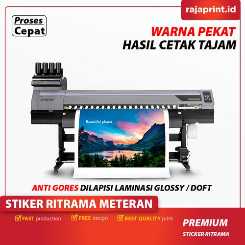 Jual Cetak Stiker Ritrama Meteran Custom Ukuran Besar Anti Air Vinyl ...