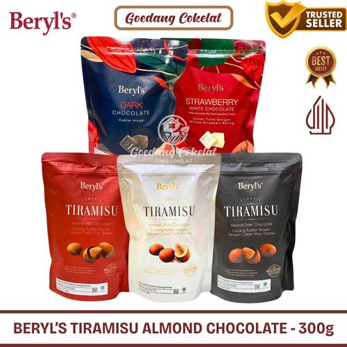 Promo Beryl's Classic Tiramisu Almond Green Tea Milk White Dark Chocolate 300g Beryls Coklat ...