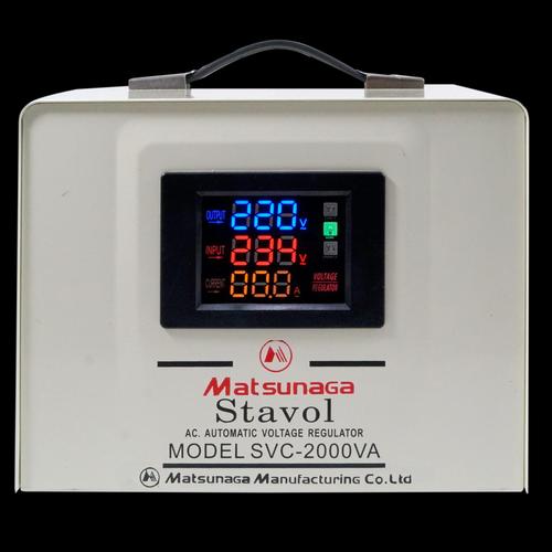 Jual STAVOLT SVC DIGITAL 2000W MATSUNAGA STAVOL STABILIZER LISTRIK ...
