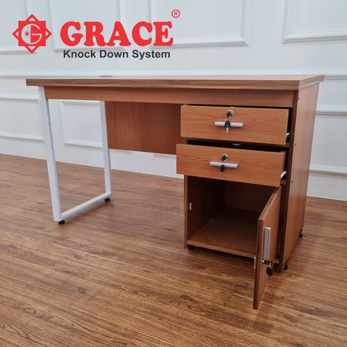 Jual Meja Kantor / Meja Tulis / Meja Belajar / Meja Kantor / furniture Office minimalis kayu ...