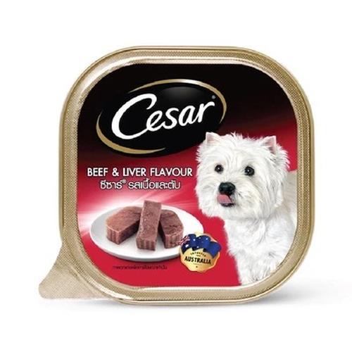 Jual Cesar Prime Beef & Liver 100 gr - Wet Dog Food makanan basah ...