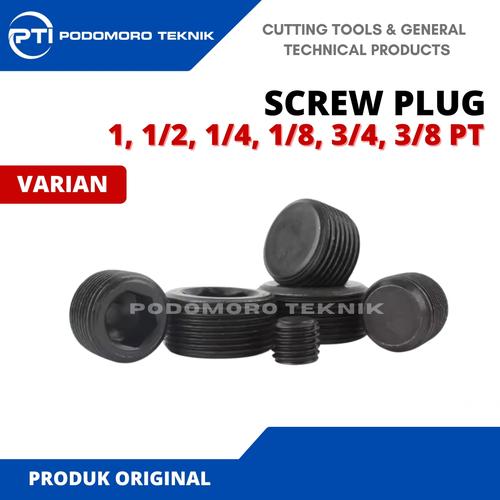 Jual Scew Plug Baja 1/16PT 1/8PT 1/4PT 3/8PT 1/2PT 3/4PT 1PT Taiwan - 1 ...
