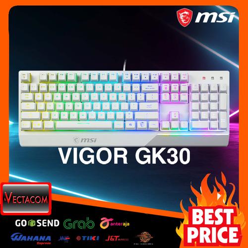 Jual MSI VIGOR GK30 - KEYBOARD GAMING | PLUNGER SWITCH - KEYBOARD ...