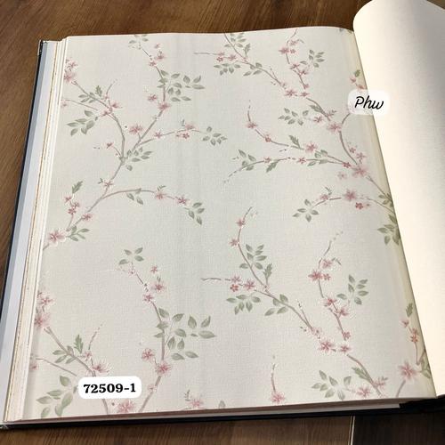 Jual Wallpaper Dinding Korea Bunga Sakura Ranting Salur Modern Varian ...