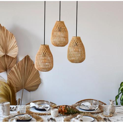 Jual kap Lampu rotan gantung d 18cm handmade botol dot Hiasan Ruangan ...