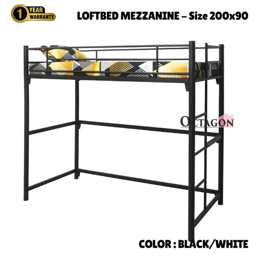 Promo Divan Mezzanine Ranjang Besi Loft Bed Simple Minimalis Knockdwon ...