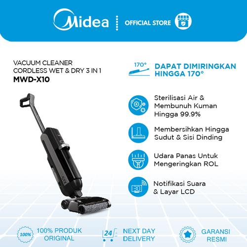 Promo Midea Cordless Stick Vacuum Cleaner - MWD-X6 / MWD-X8 - MWD-X6 ...