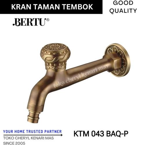 Jual KERAN TEMBOK DINGIN KRAN EMBER KAMAR MANDI ANTIK KLASIK BRONZE 043 ...