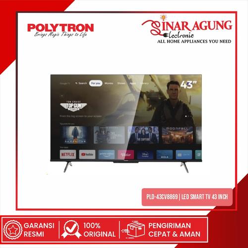 Promo POLYTRON PLD-43CV8869 / LED SMART TV 43 INCH - GARANSI RESMI ...