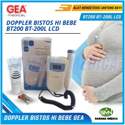 Jual Doppler Bistos Hi Bebe BT200 BT-200L LCD Alat Deteksi Detak ...