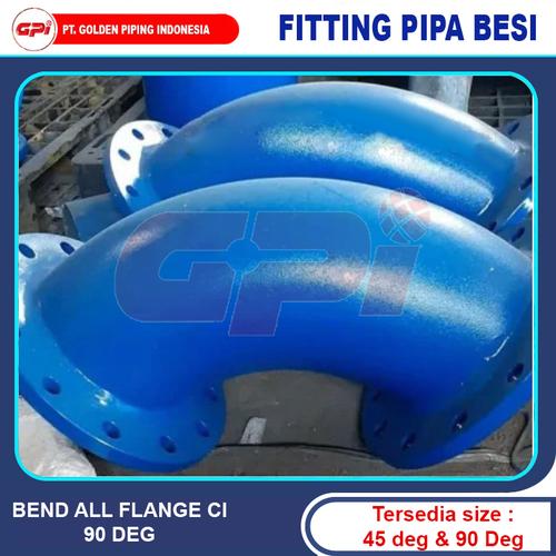 Jual Bend all Flange CI, sambunan Pipa Besi, siku atau Tikungan - 2" x 45° - Kab. Tangerang ...