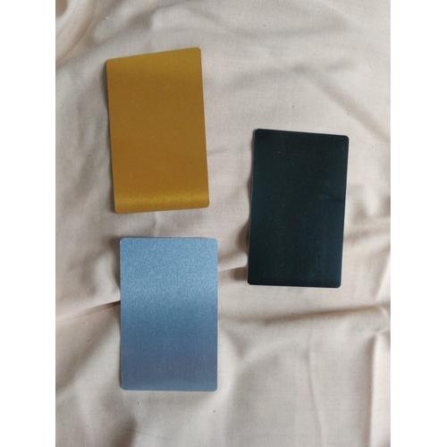 Jual Kartu Nama Metal Cocok Untuk Grafir (Engraved Metal Card) Polos ...