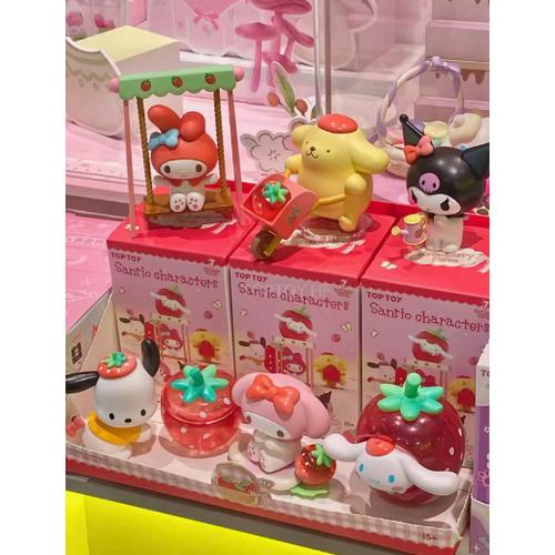 Jual Miniso x Sanrio - Strawberry Farm Field Series Figure - Blind Box ...