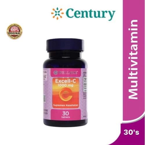 Promo Wellness Excell-C 1000mg 30 Tablet - Suplemen Kesehatan untuk ...